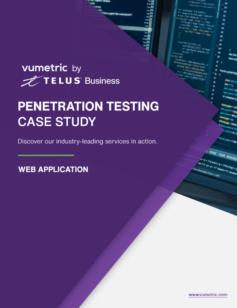 Web Application Penetration Testing Case Study - Vumetric